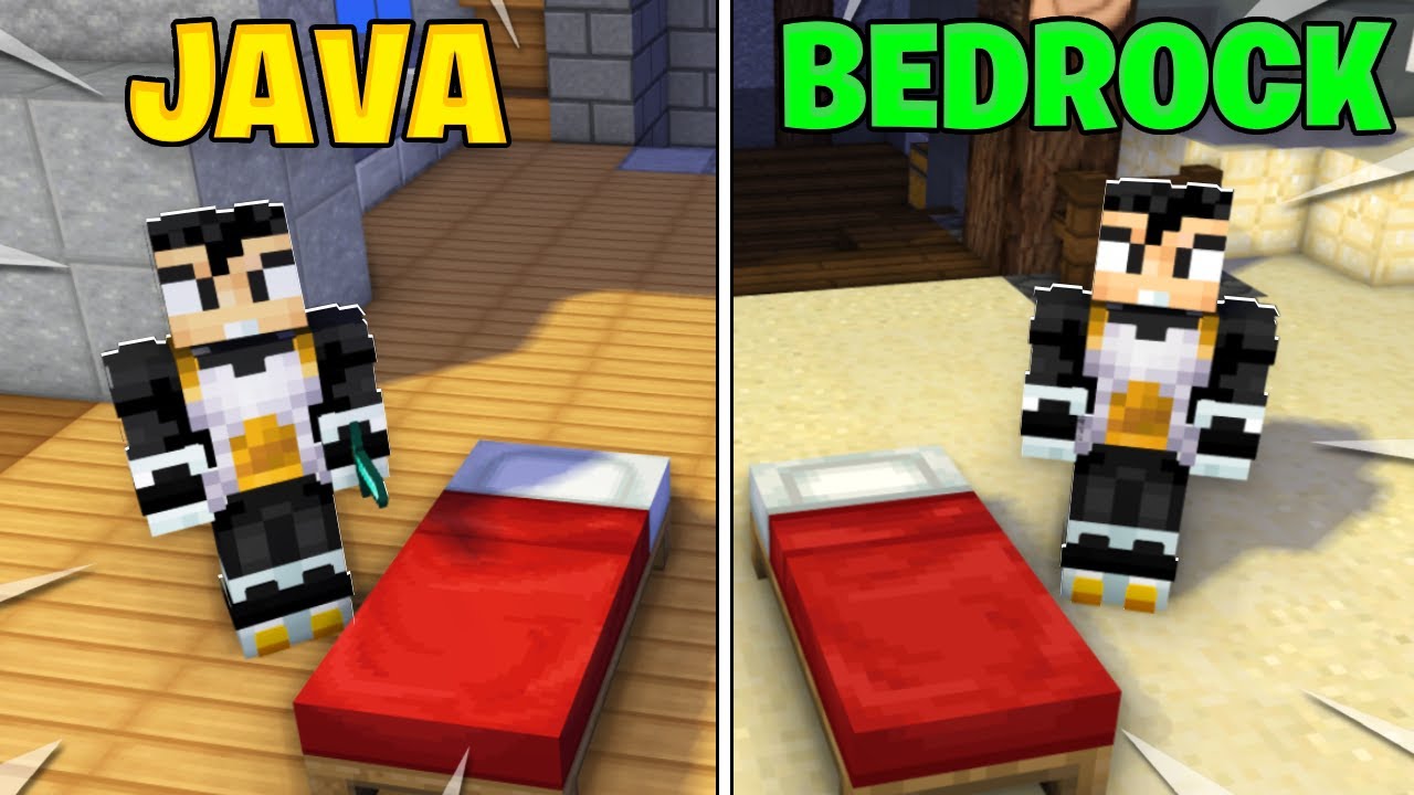 Java Bedwars vs Bedrock Bedwars !! Which one is better?🤔 - YouTube