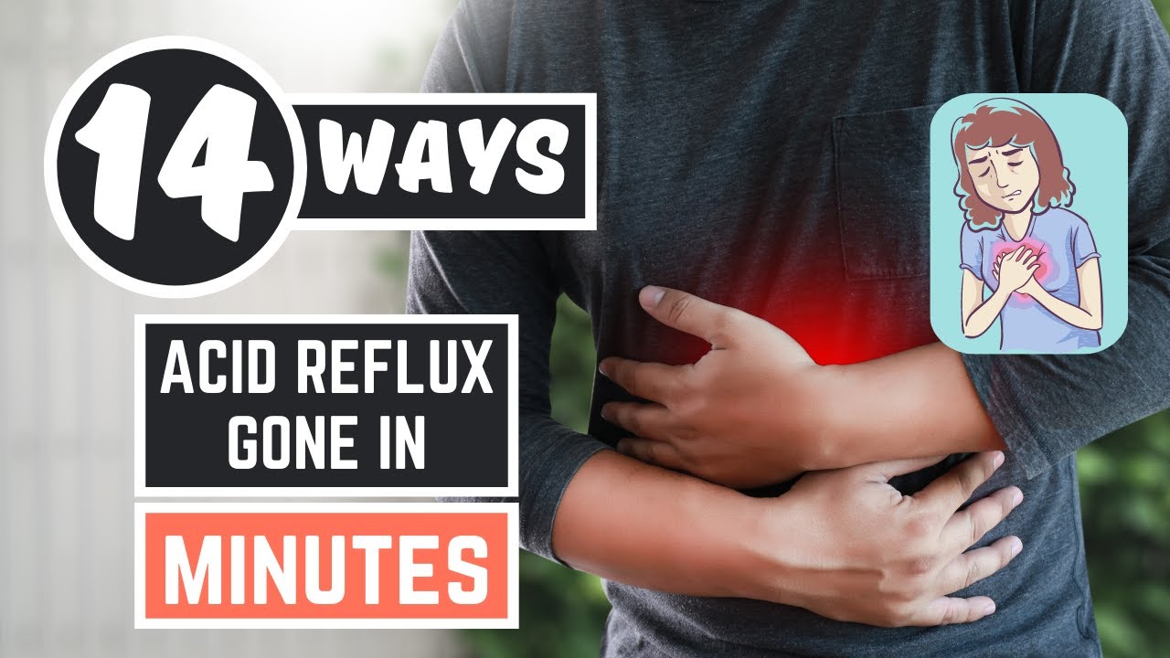 How To Prevent HEARTBURN And ACID REFLUX In Minutes(GERD) - YouTube