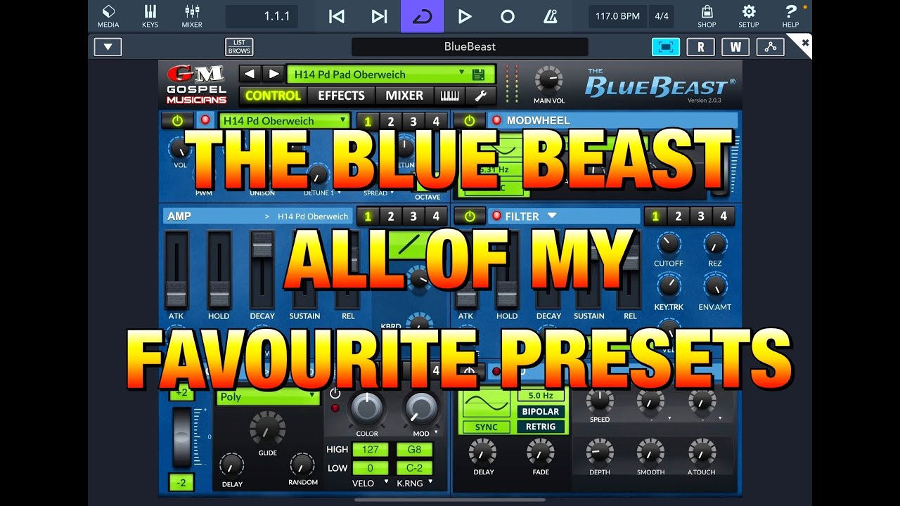 The BlueBeast - Yamaha EX-5 Sample Library - Playing ALL of my Favourite Presets - iPad Demo ...