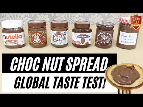 CHOCOLATE SPREAD TASTE TEST & Fun Facts! | World's Best Hazelnut Spread? | Nutella versus the World.