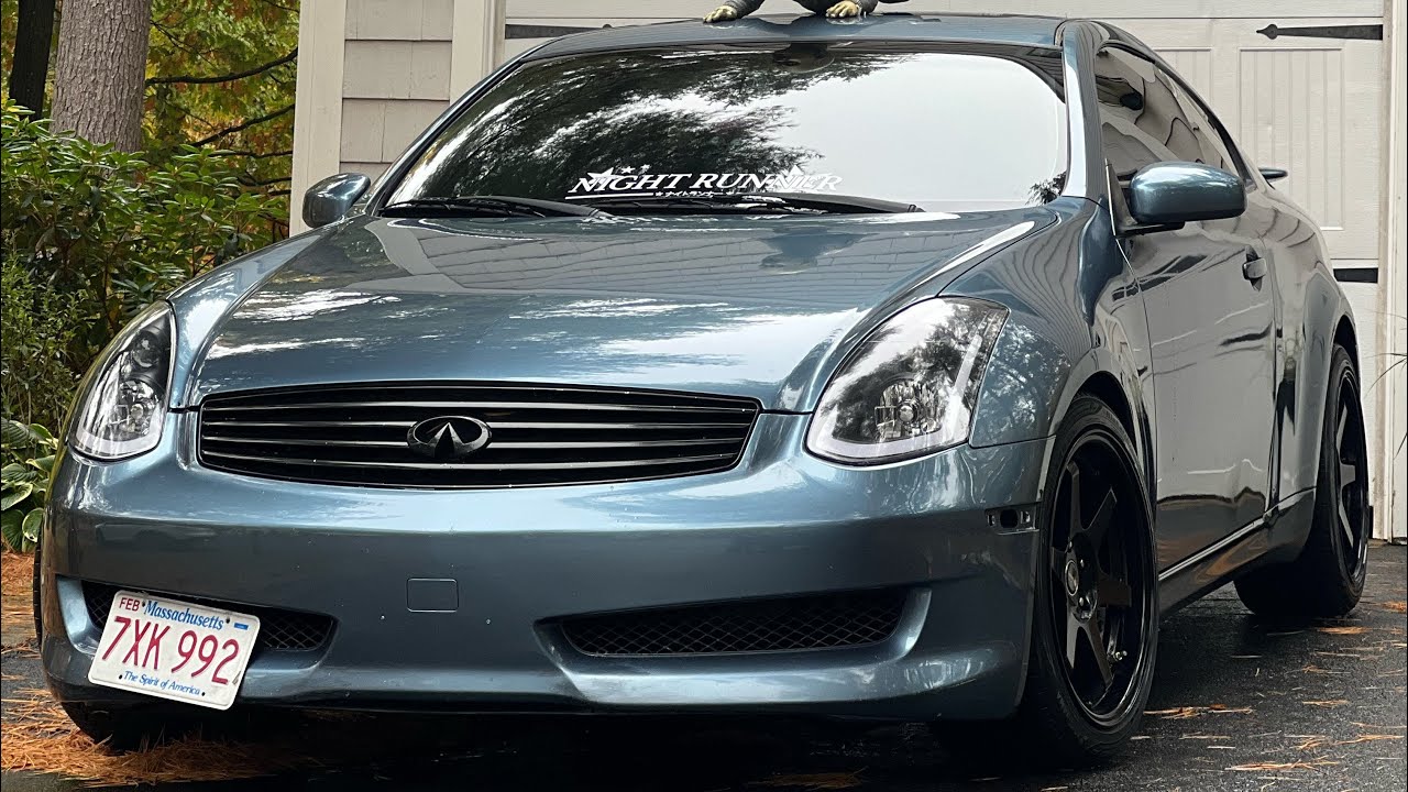 Detailing my clients beautiful 2005 Infiniti g35 coupe - YouTube