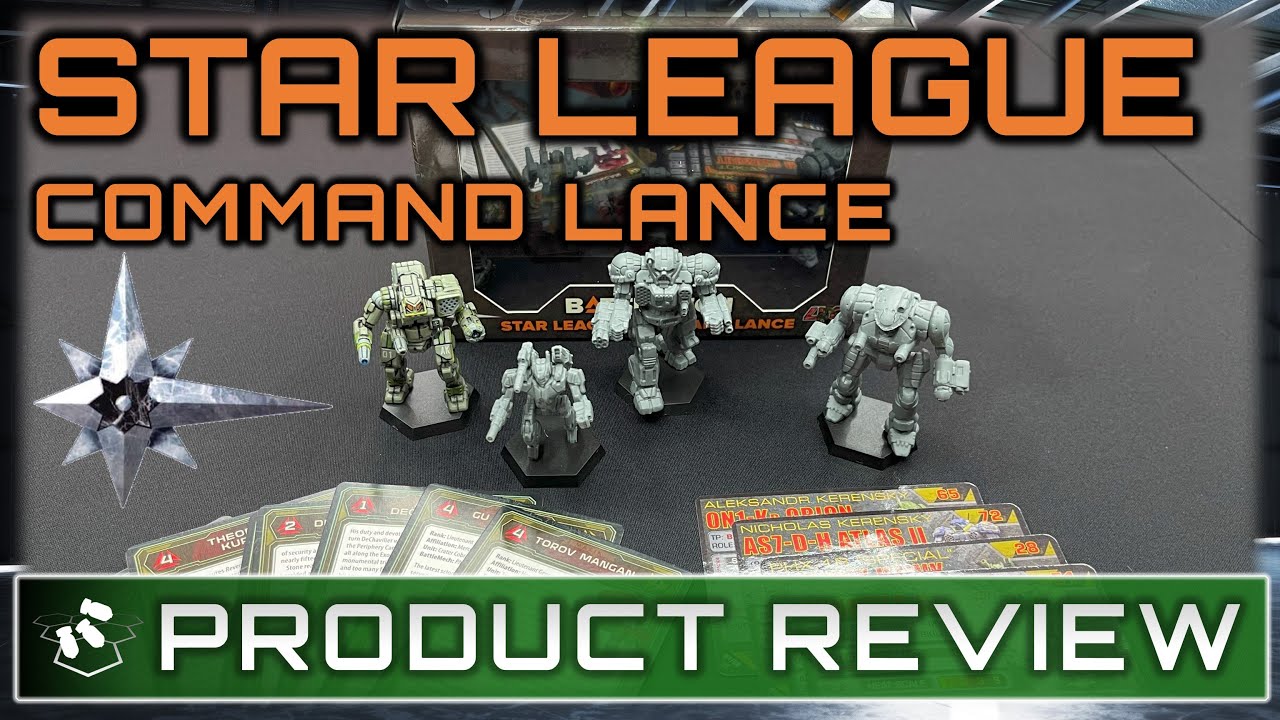 Unboxing! Star League Command Lance | BattleTech Reviews - YouTube