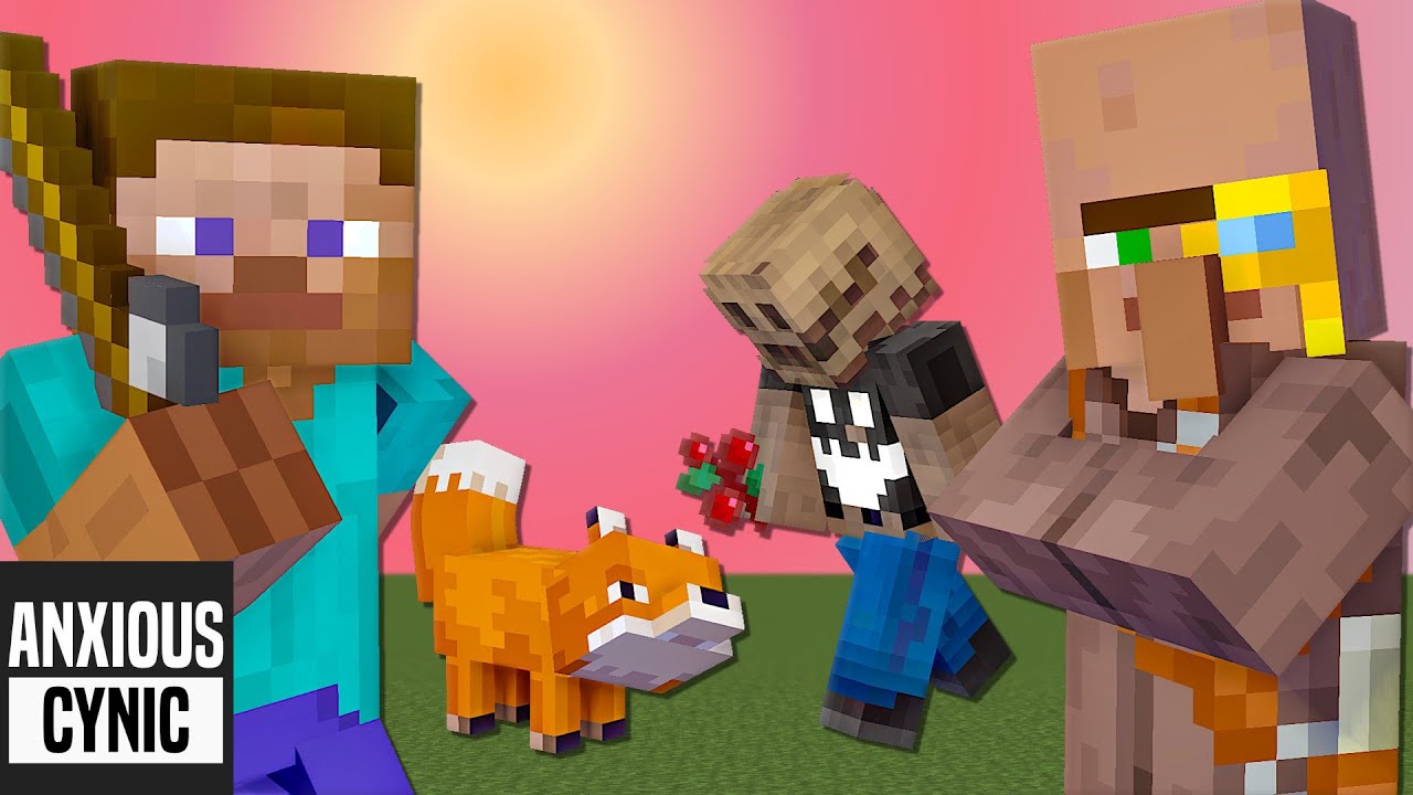 Old Man Pillages A Village in Minecraft - YouTube