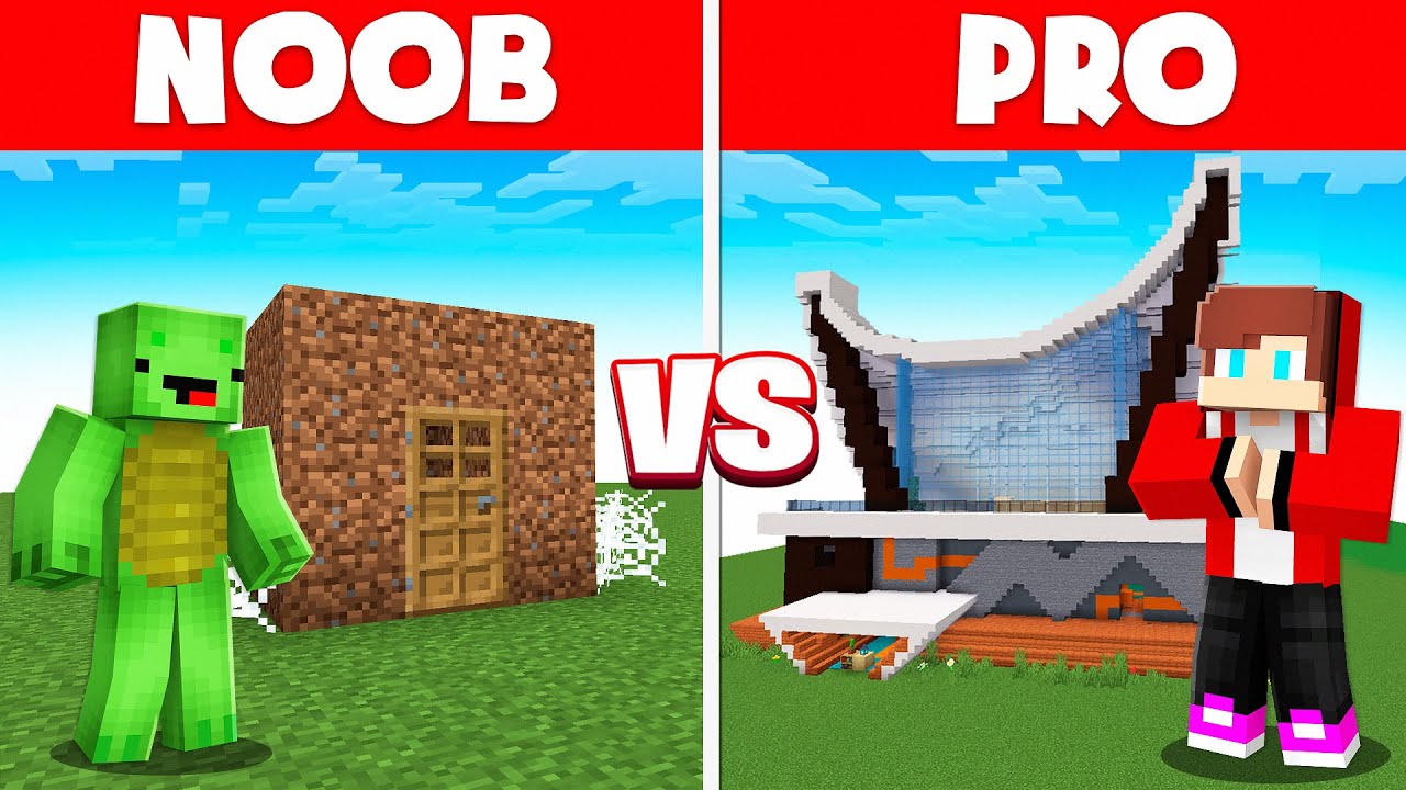 Mikey VS JJ: Safest Security House Build Challenge - (Maizen) - YouTube