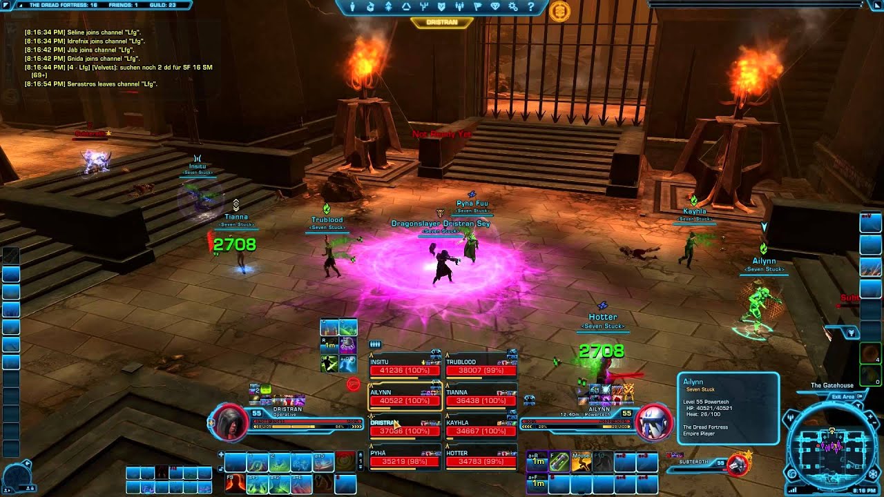 Seven Stuck - SWTOR - Dread Fortress - Gate Commander Draxus - Hardmode ...