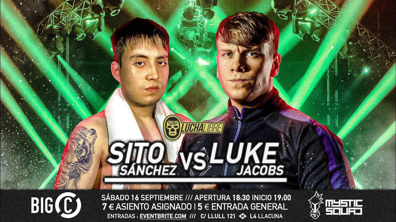 🚨FREE MATCH🚨 - Sito Sánchez vs Luke Jacobs - LLB 8 - YouTube