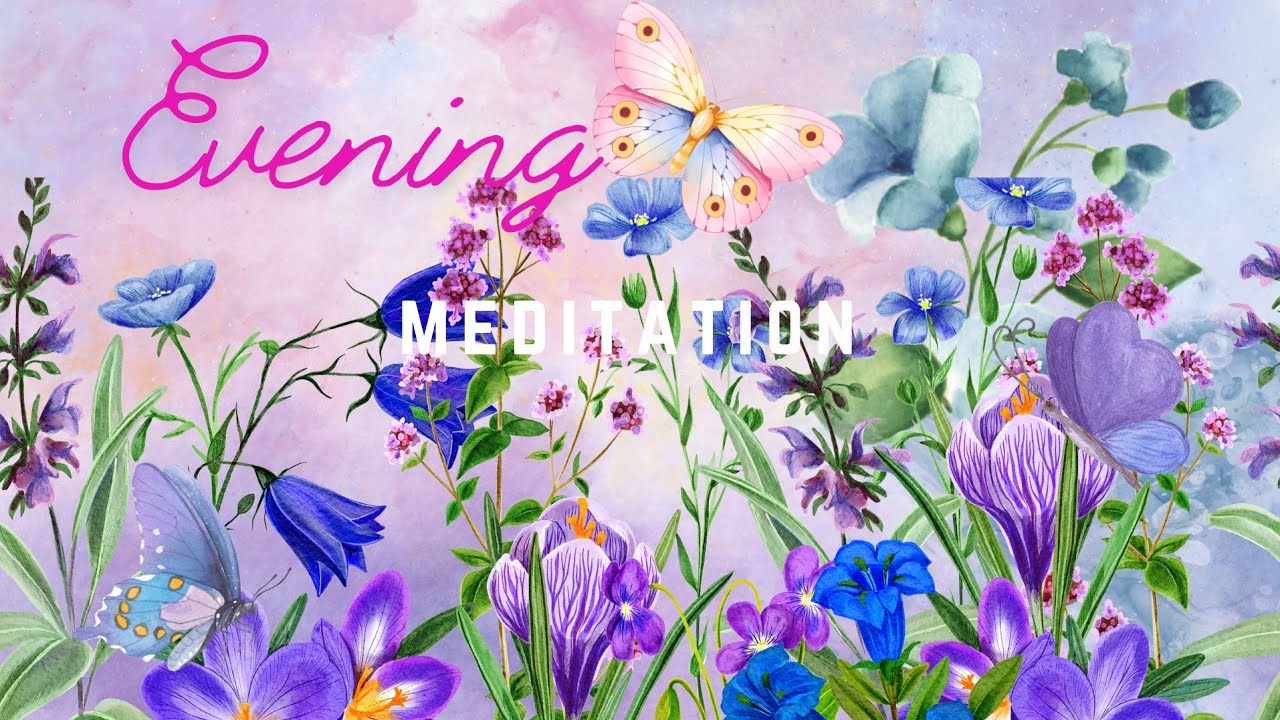 Evening Meditation For Relaxation | Breathing Exercise & Calming Water ...
