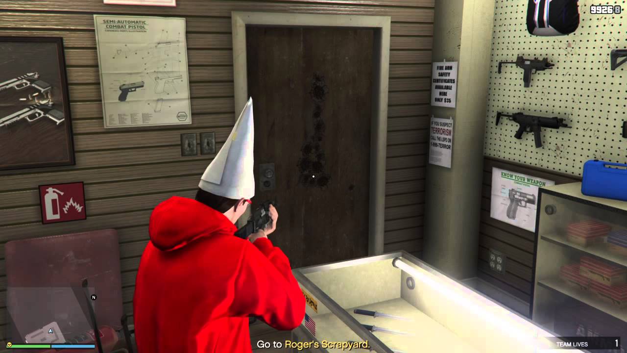 Grand Theft Auto V: Online--"Bullet hole" pee pee & vajey jey ...