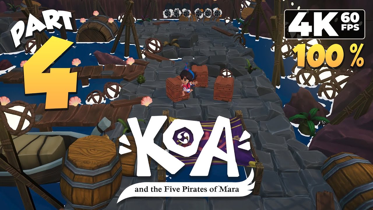 Koa and the Five Pirates of Mara (PC) - 4K60 Walkthrough 100% Part 4 ...
