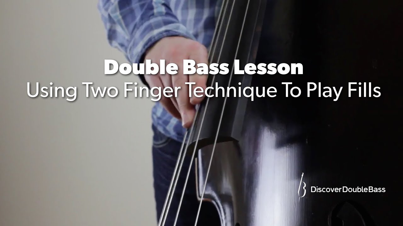 Right Hand Technique - Using Two Fingers to Play Fills. Double Bass ...