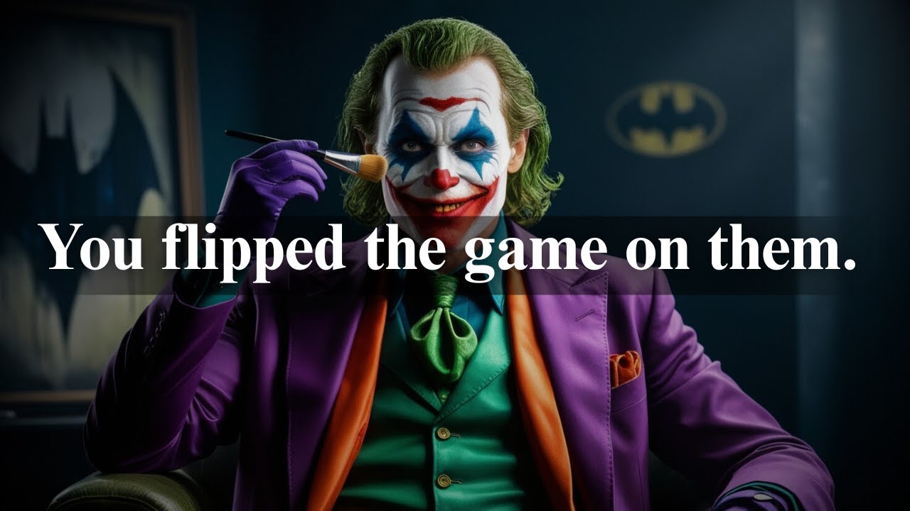 You flipped the game on them—they’re out of moves - Joker Motivation ...