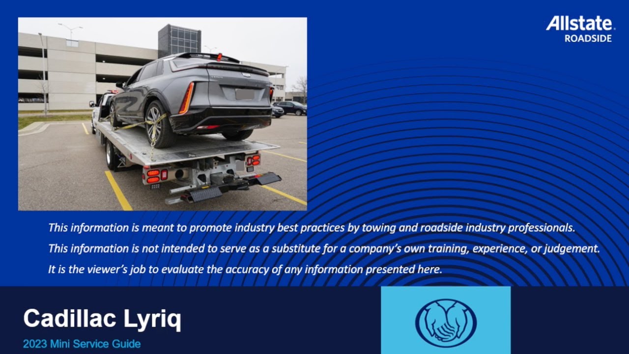 2023 Cadillac Lyriq Road Service Guide | Allstate - YouTube