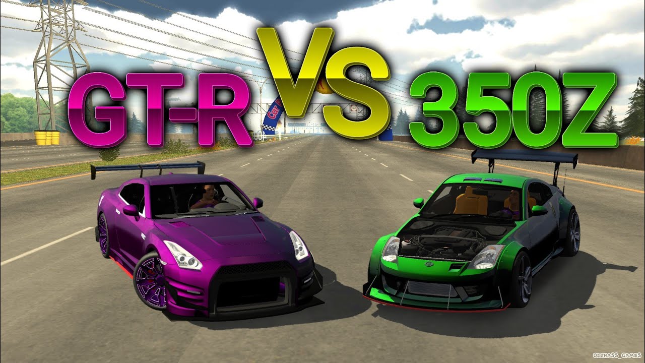 NISSAN GT-R R35 VS NISSAN 350Z | CAR PARKING - YouTube