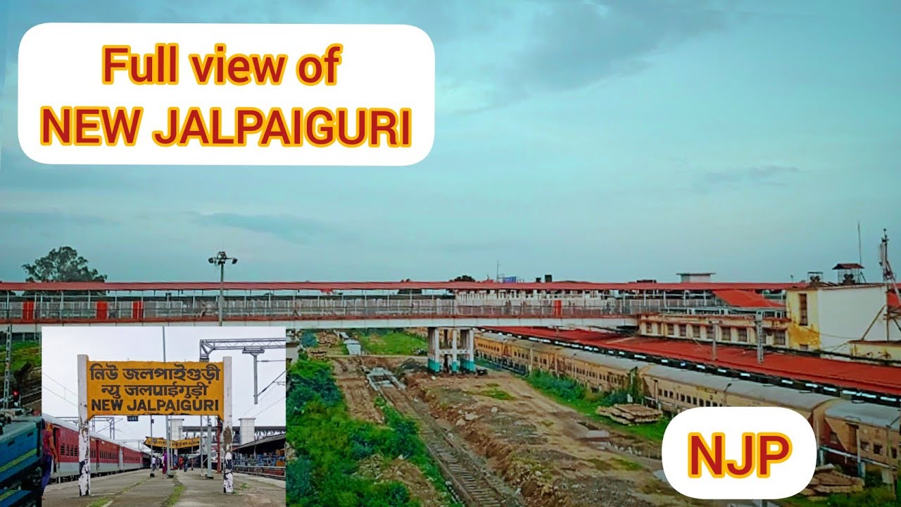New jalpaiguri Junction Full view on the Overbridge| NJP| #station # ...