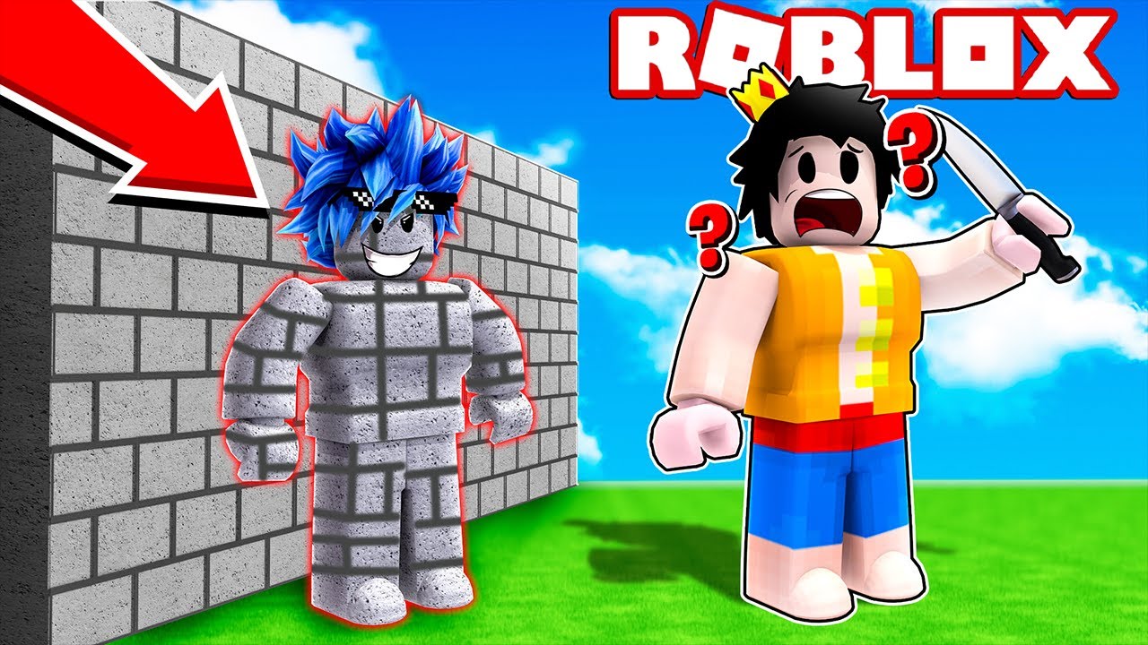 Me ESCONDO con SKIN INVISIBLE de CAMUFLAJE 😂😱 Los COMPAS en ROBLOX ...