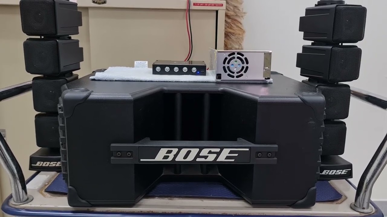 Test mini amp & Bose 403 ll - YouTube