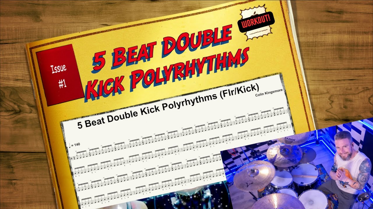 5 Beat Figures - Double Kick Polyrhythms - YouTube