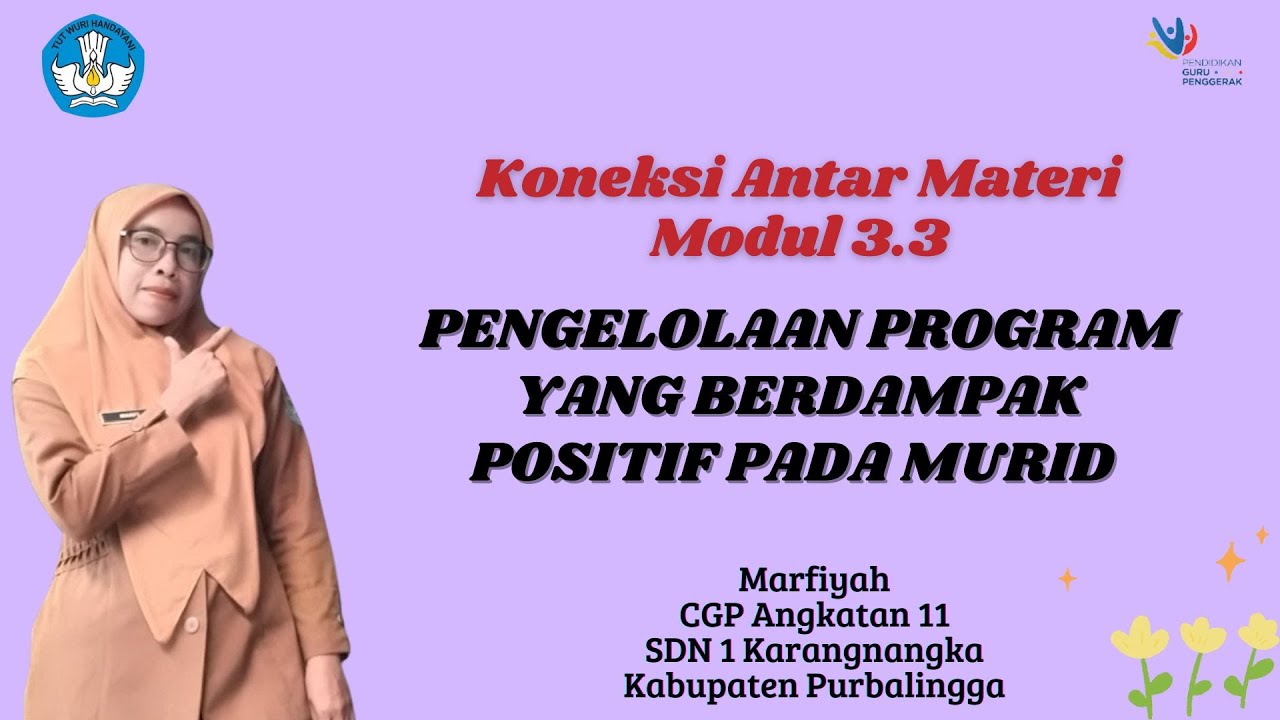 Koneksi Antar Materi Modul 3.3 Pengelolaan Program yang Berdampak ...