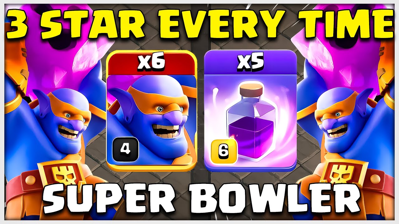 Th12 Super Bowler Smash Ground Attack Strategy 2023 in Clash of Clans ...