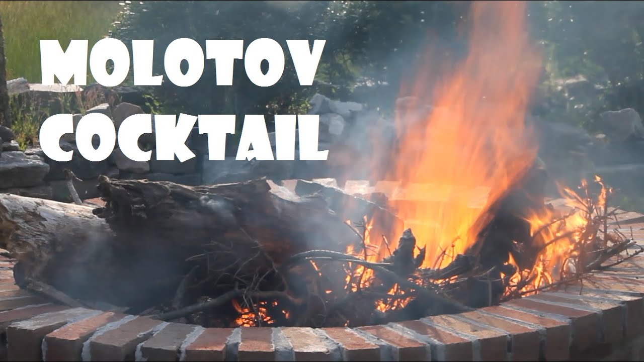 Molotov Cocktail Throw - The Flames - YouTube