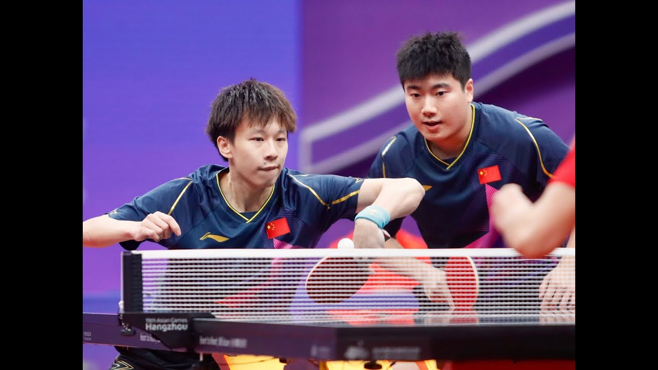 Lin Gaoyuan/Liang Jingkun VS HAN Yusong/RI Jongsik | MD R3 | 19th Asian ...
