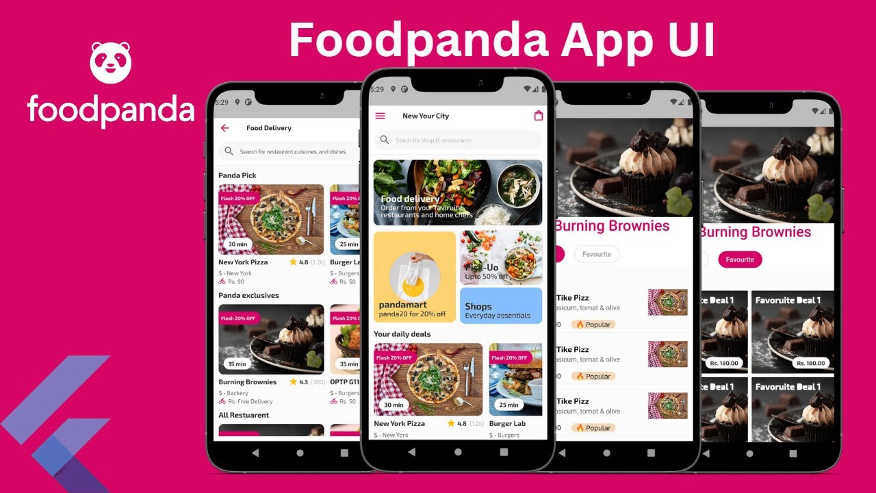 Foodpanda App | Cloning Food application | Flutter Food App - YouTube