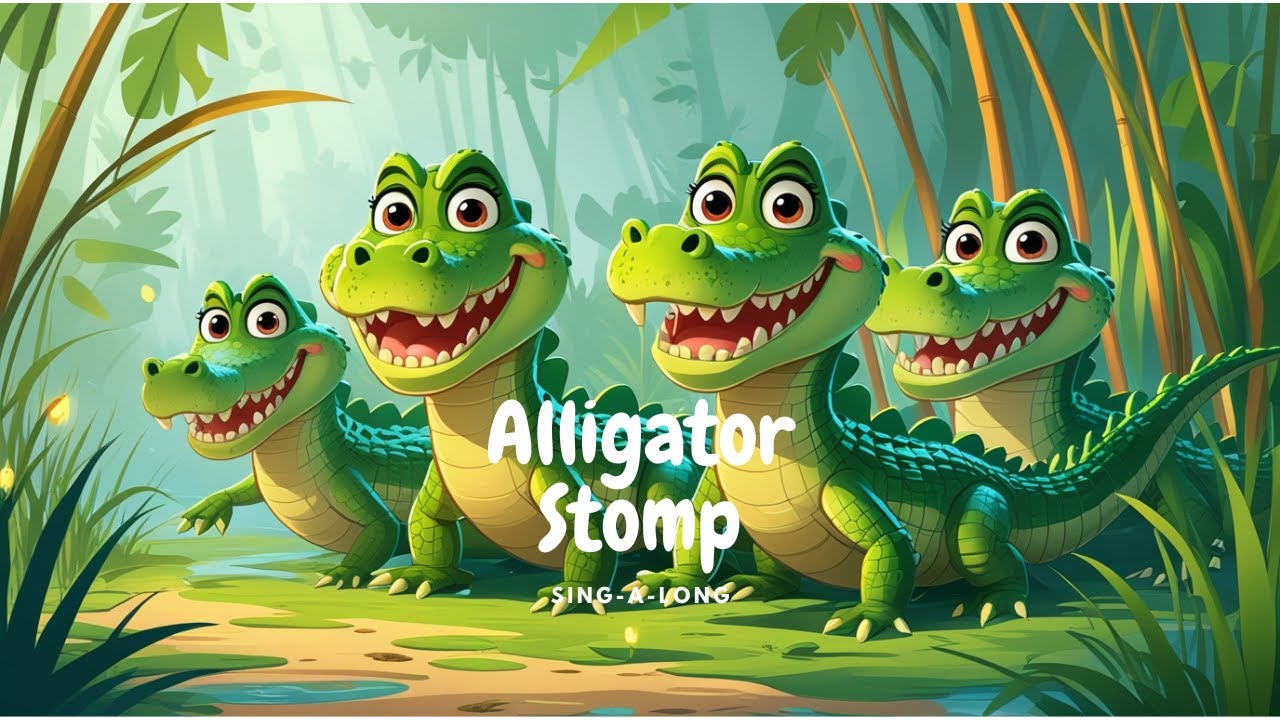 🐊🎶 Alligator Stomp| Fun Alligator Song for Kids | 🐊🎶 - YouTube
