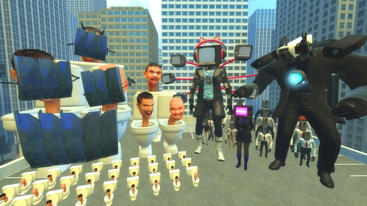 NEW MECHA TRIPLET SKIBIDI TOILET VS TRI TITAN TV MAN AND UPGRADED TITAN ...