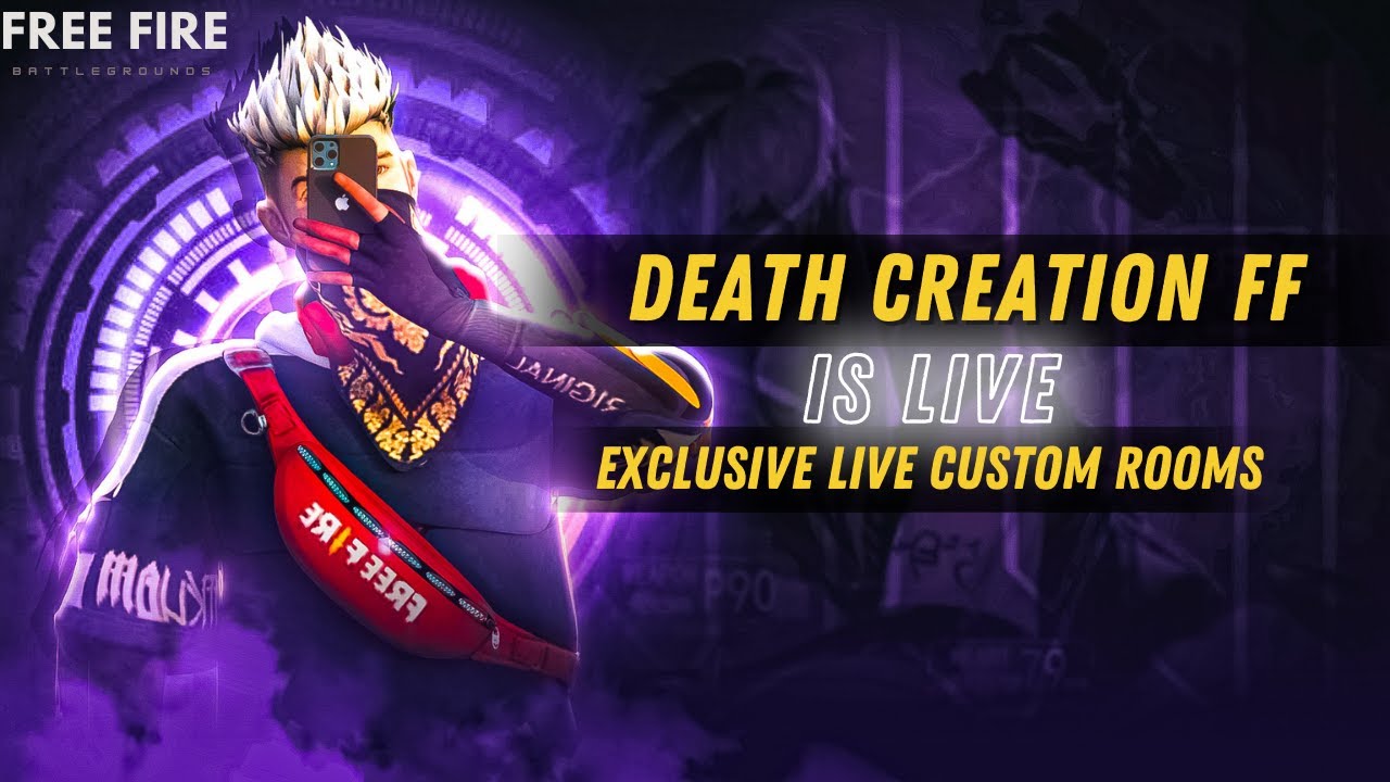 Free Fire Live Custom Rooms | Guild War Season Start | Death Creation ...
