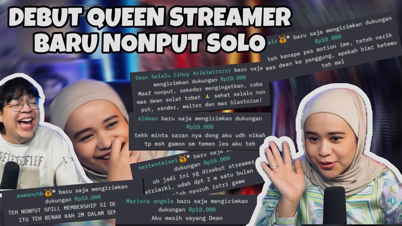LIVE SAWERIA NONPUT QUEEN STREAMER SOLO | DIGOCEKIN VIEWERS | FULL ...