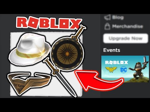 ROBLOX WONDER WOMAN EVENTİ YENİ GELEN BEDAVA EŞYALARI NASIL ALINIR!?