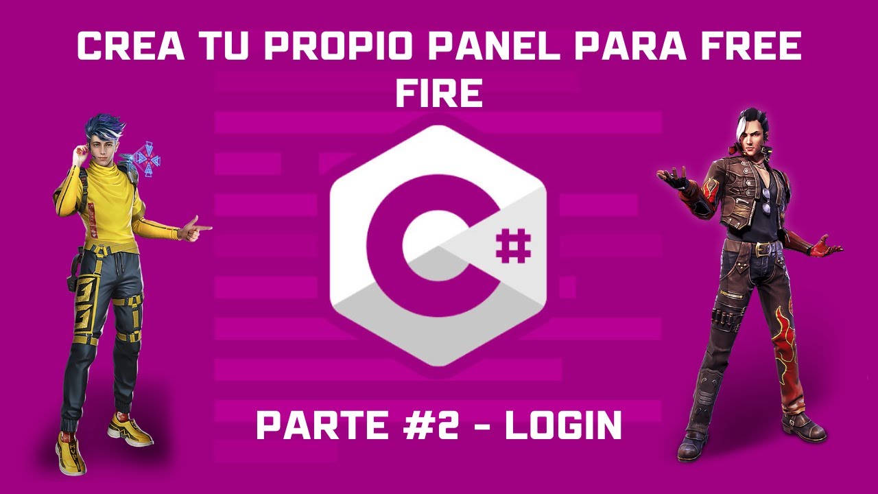 COMO CREAR TU PROPIO PANEL PARA FREE FIRE FACIL Y RAPIDO C# - YouTube