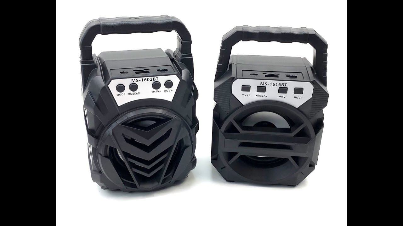 Review Parlante Bluetooth MS-1602 BT & MS-1616 BT 🤩🥳😲. Español. 4K ...