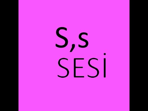 1. Sınıf Okuma Yazma Öğreniyorum S-s Sesi