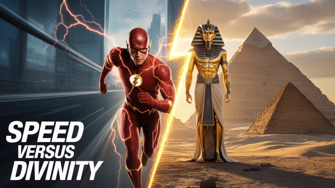 Can The Flash Beat Ra The Egyptian God - YouTube