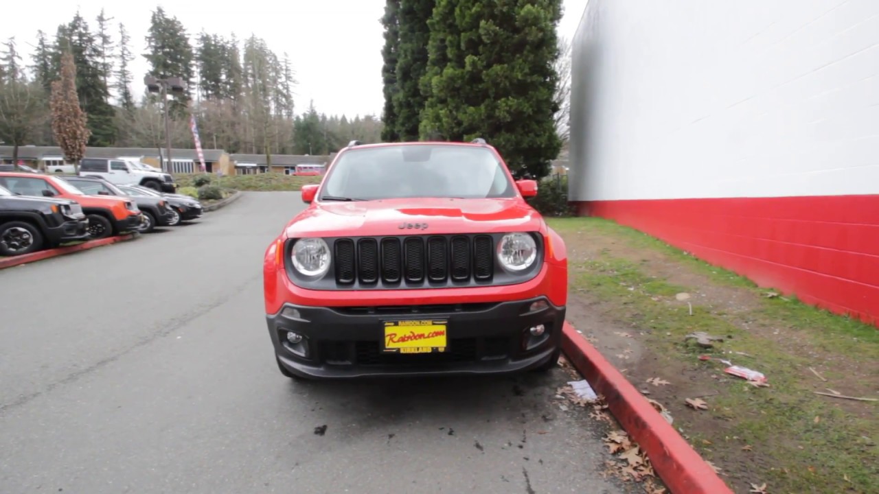 2017 Jeep Renegade Altitude 4x4 | Colorado Red | HPE93721 | Redmond ...