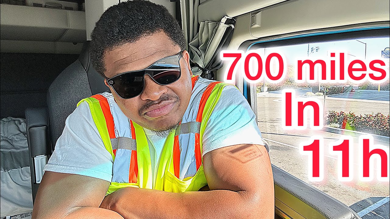 Here How I Drove 700Miles In 11H Step By Step.. #truckdriver #trucker ...
