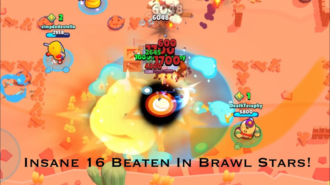 Insane 16 Beaten In Brawl Stars - YouTube