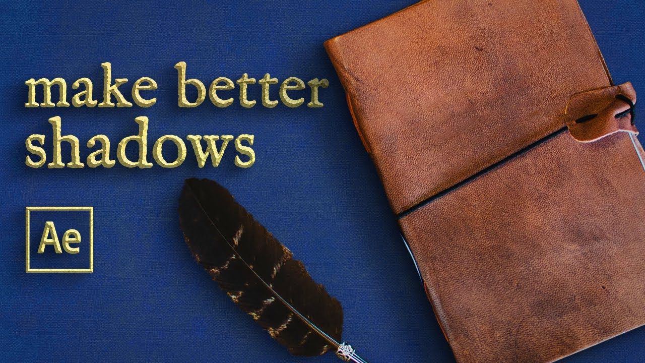 creating a realistic drop shadow & stylized long shadow — after effects ...