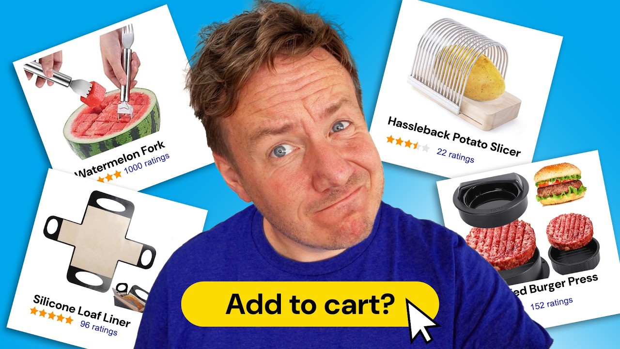 I Tried the Weirdest Kitchen Gadgets on Amazon - YouTube
