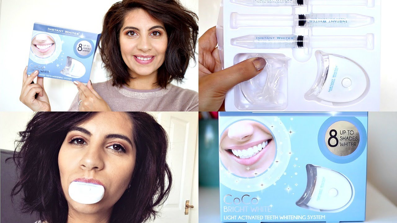 Instant Whites CoCo Bright White Light Activated Teeth Whitening Kit ...
