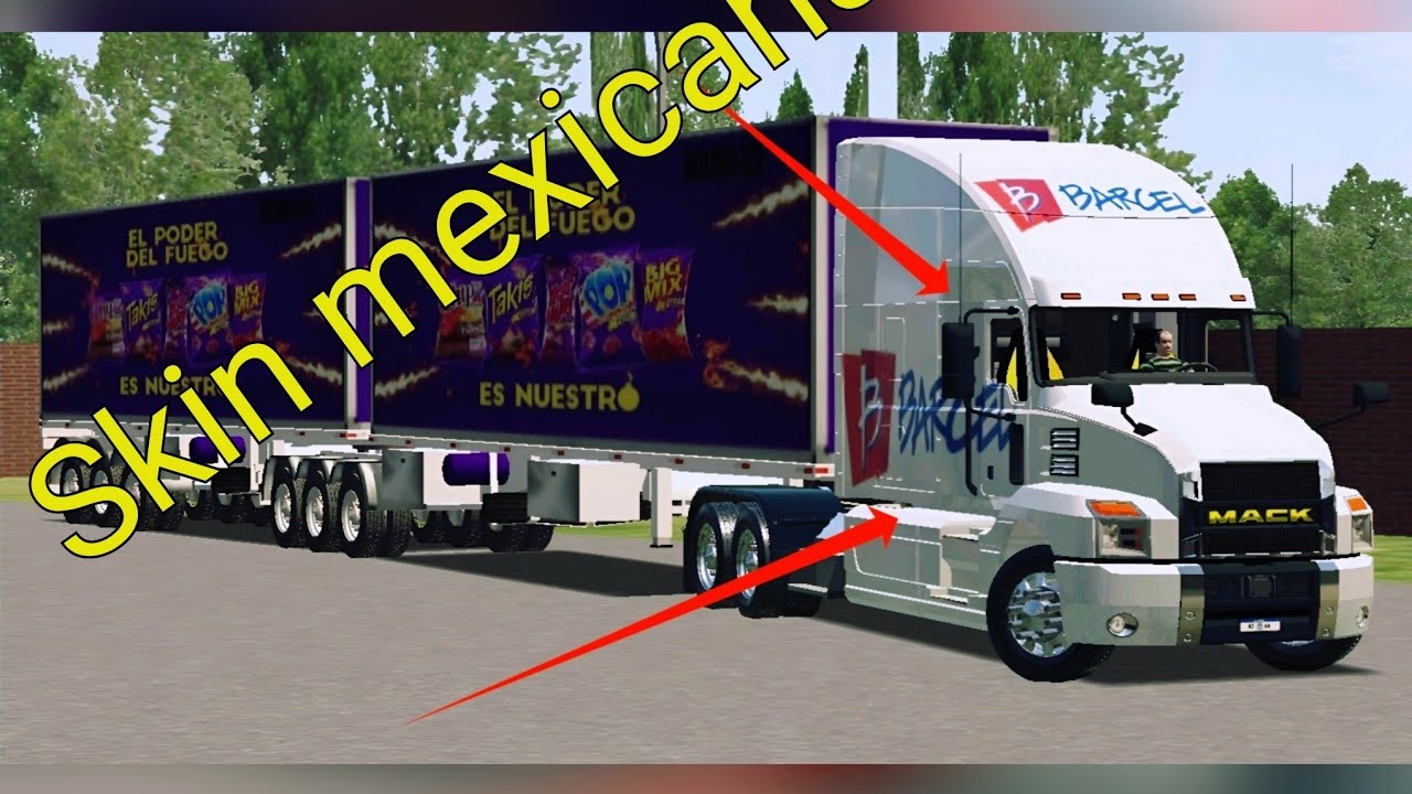 Nueva skin!! barcel con el (camión mack) - YouTube