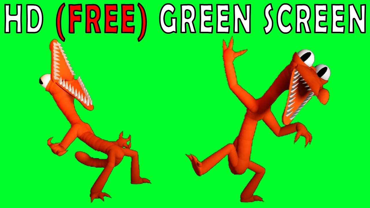 Friday Night Funkin' VS Rainbow Friends ORANGE GREEN SCREEN CHARACTERS ...