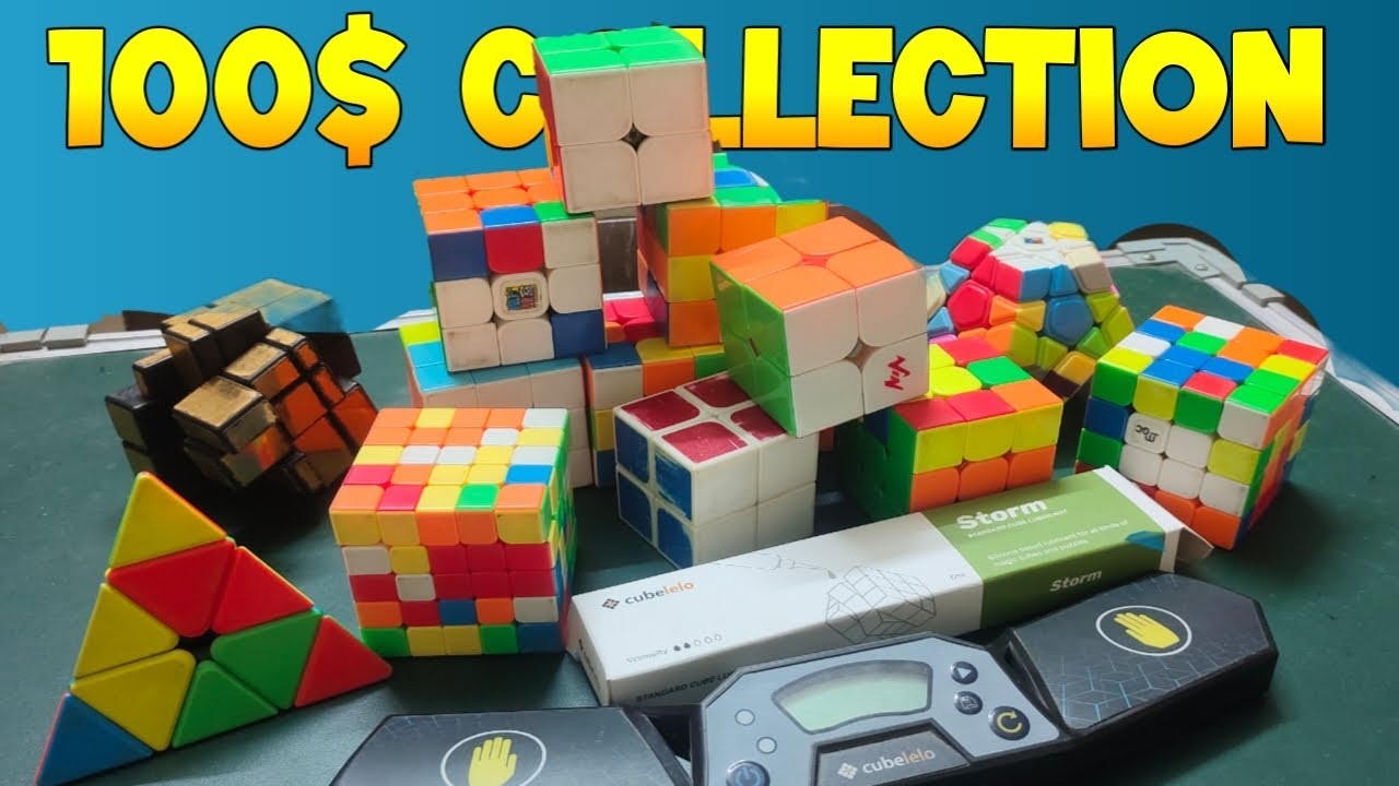 100$ Rubik's cube collection !! - YouTube