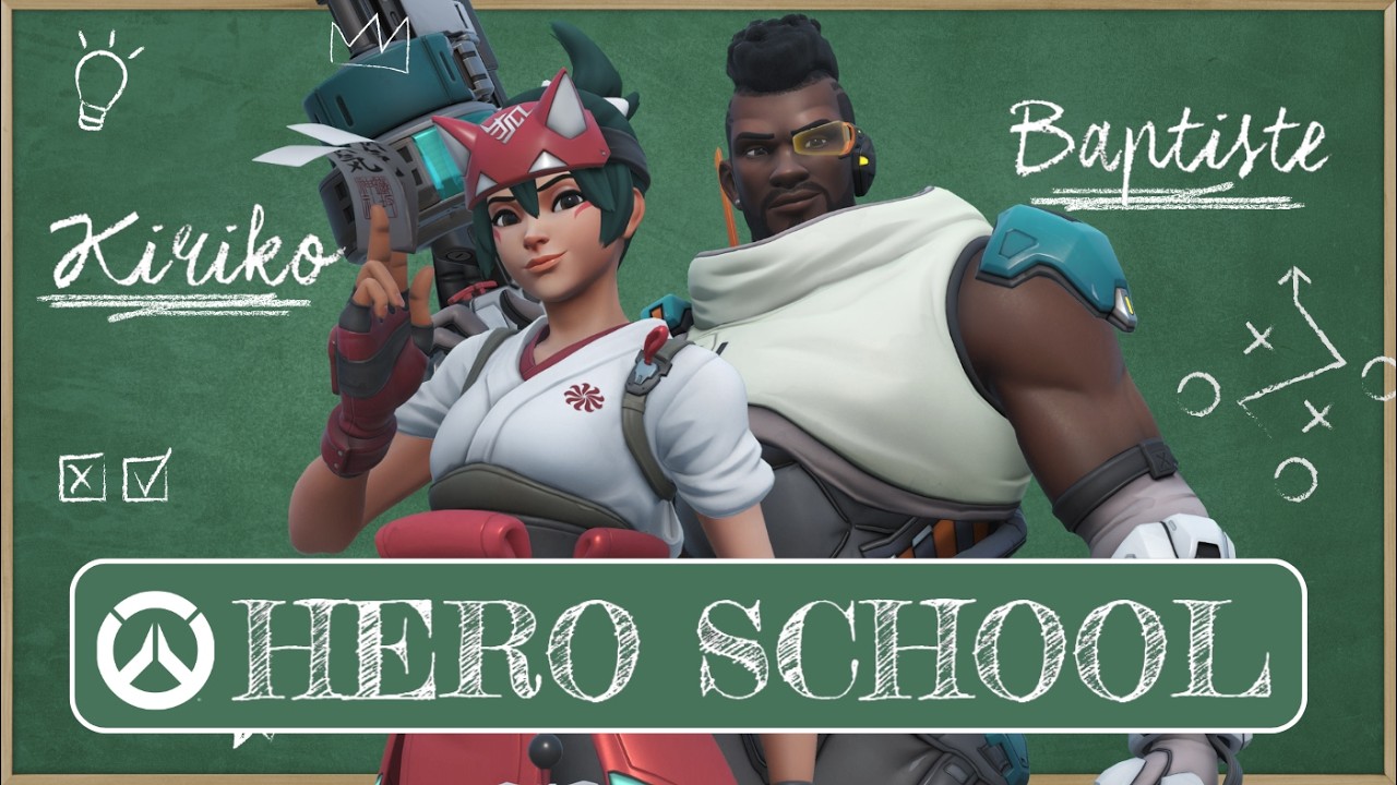 Overwatch 2 Hero School - Kiriko & Baptiste Feat. SnowSupport - YouTube