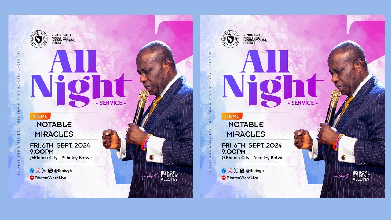 || ALL NIGHT SERVICE || 6TH SEPTEMBER 2024 || - YouTube