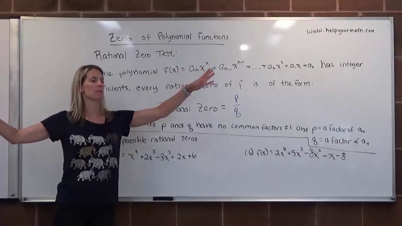 SL Introduction To Rational Zero Test YouTube sl-introduction-to-rational-zero-test-youtube