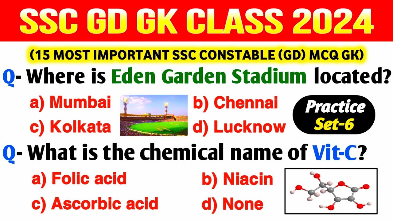 SSC GD GK EXAM || SSC GD GK CLASS || SSC GD GK GS QUESTIONS AND ANSWERS ...