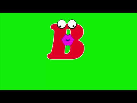 B Harfi Green Screen письмо letter