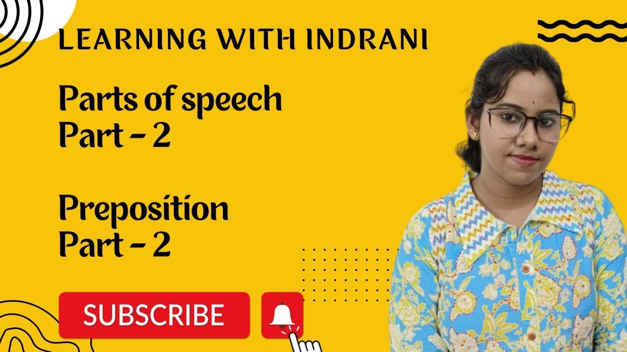 Easy way to Learn Grammar||Parts Of Speech, Part 2||PREPOSITION - 2 ...